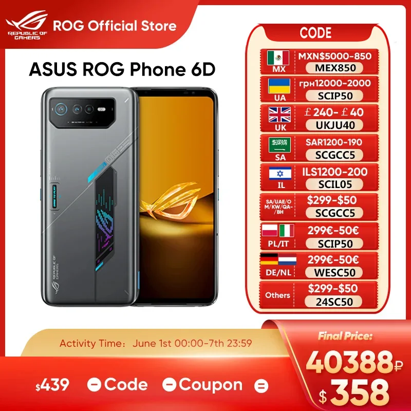 Original-ASUS-ROG-6D-6D-Ultimate-MediaTek-Dimensity-9000-6-78-165Hz-E ...