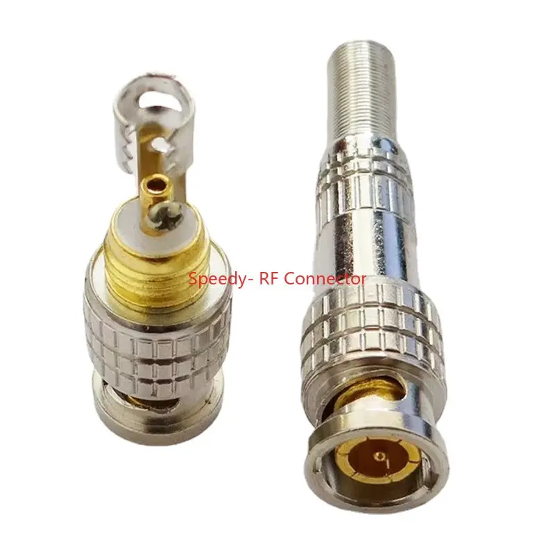 2-10PCS-75ohm-BNC-Male-Plug-Solderless-Welding-Free-Welding-Connector ...