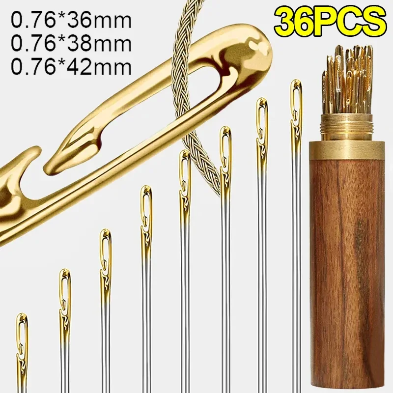 12-36Pcs-Blind-Sewing-Needles-Big-Hole-Stainless-Steel-Elderly-Needle ...