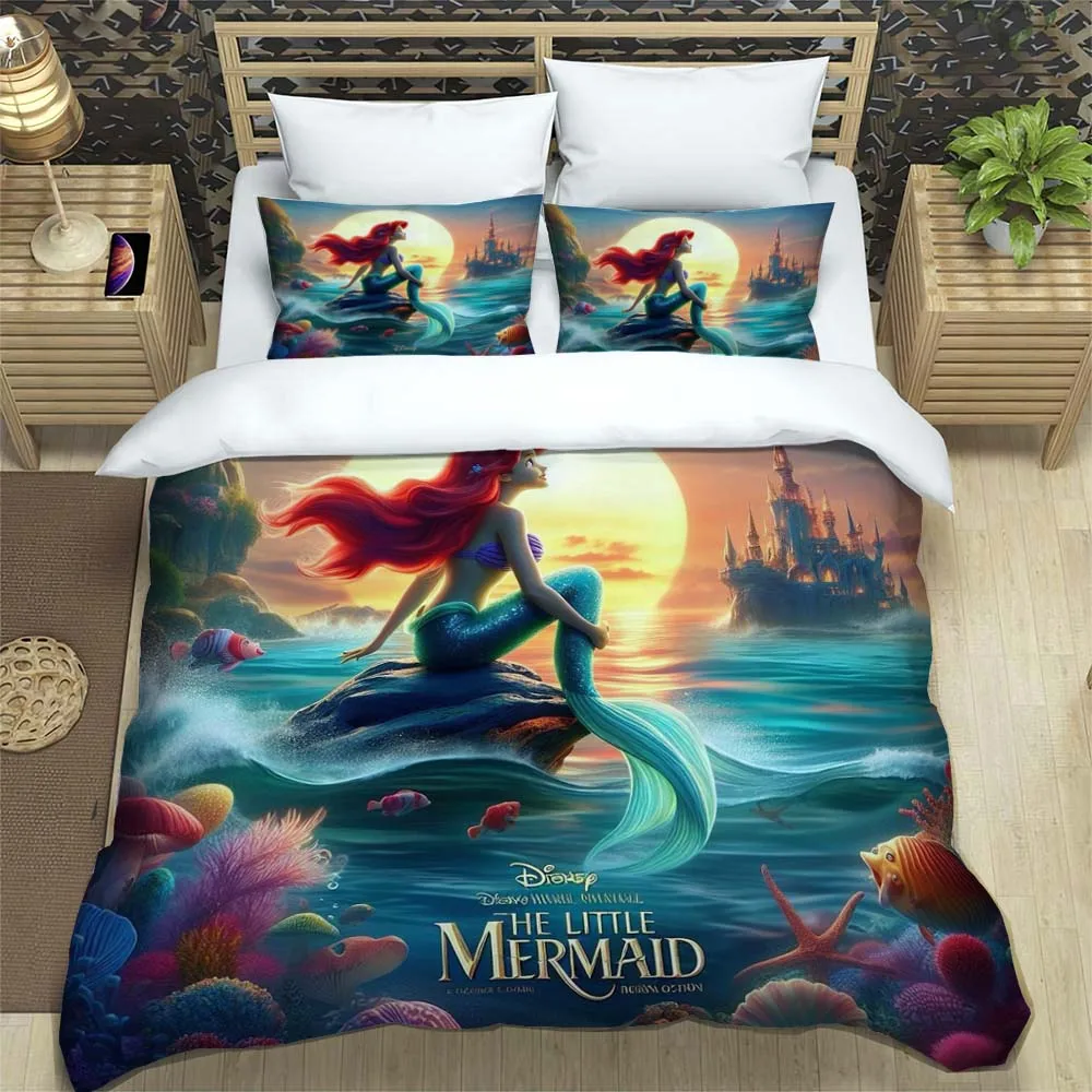 3D-Printing-The-Little-Mermaid-Bedding-Set-Children-s-Bedding-Set-Ultra ...