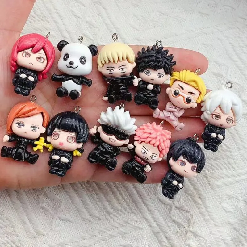 10pcs-Cartoon-Character-Charms-Pendant-Flatback-Resin-DIY-Earring ...