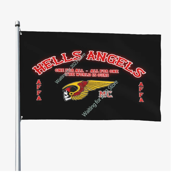 Hells Angels Flag Banner Panlabas Na Dekorasyon Na Banner Hells Angels ...