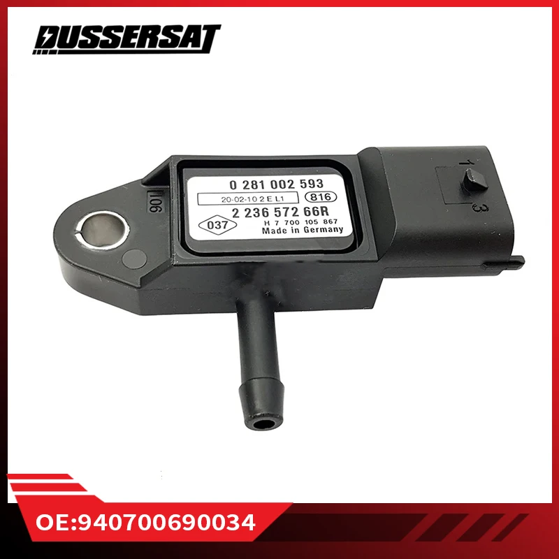 MAP Sensor 940700690034 Black for Renault Traffic Megane Clio Kangoo ...