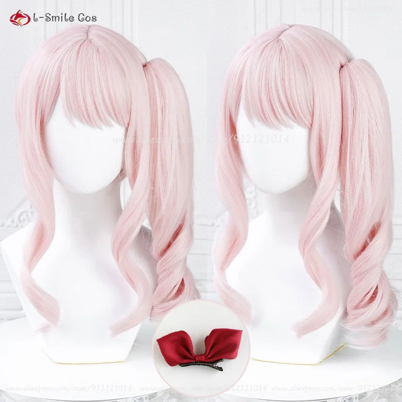 Akiyama-Mizuki-Cosplay-Wig-mzk-Pink-Anime-Wigs-With-Curly-Ponytail-Clip ...