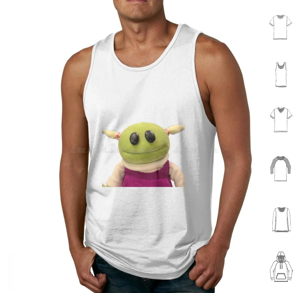 Nanalan Mona Tank Tops Print Cotton Nanalan Peepo Meme Mona Cute Tv ...
