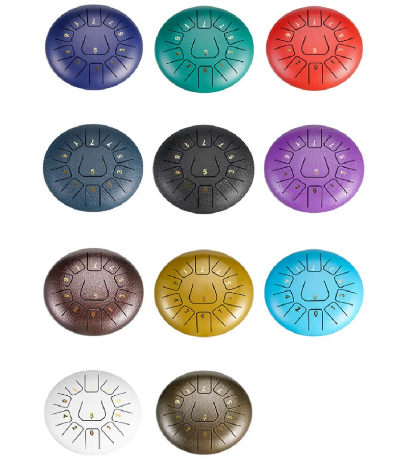 Steel-Tongue-Drum-Percussion-Instrument-8-11-Tone-Straight-Tongue-Bravo ...