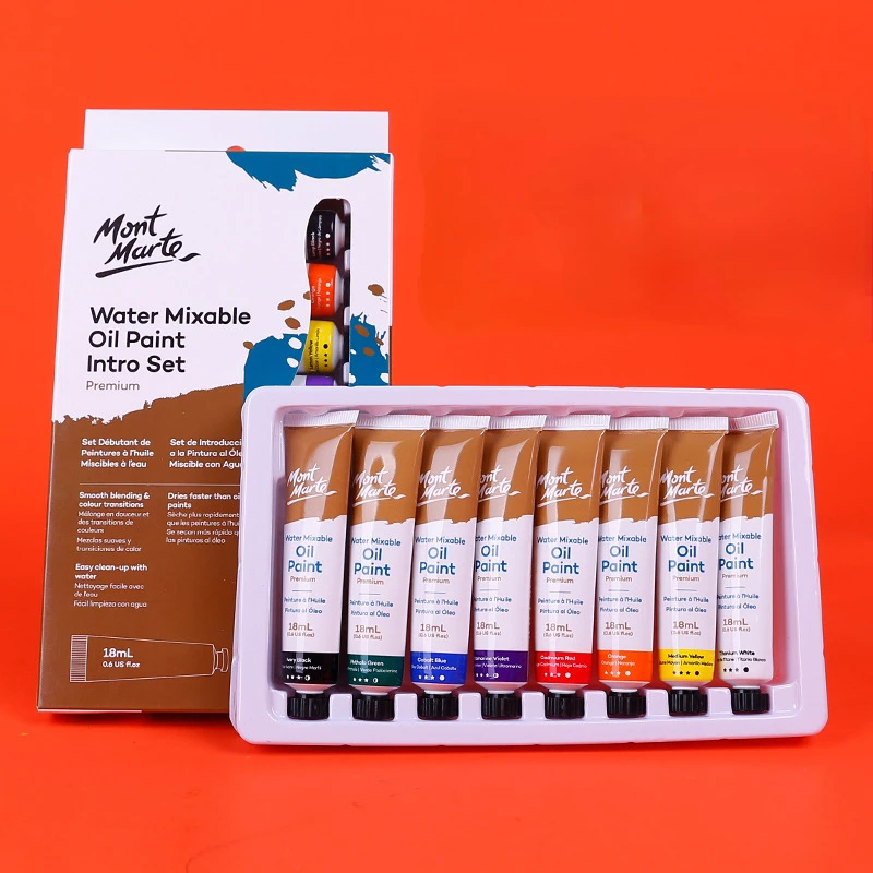 36-color-Water-soluble-Oil-Paint-Set-Single-18ml-Odorless-Safe-Water ...