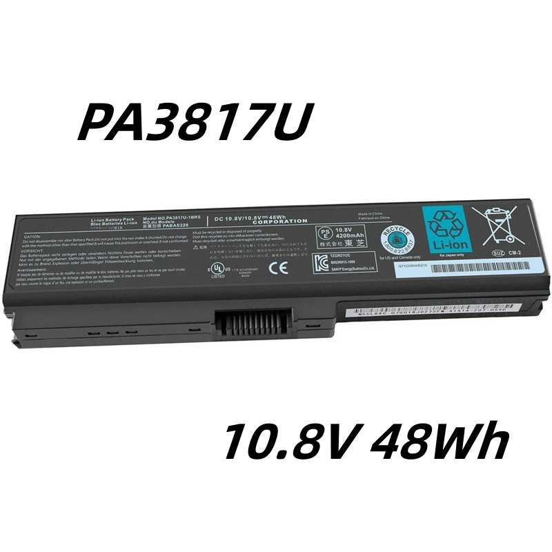 PA3817U 1BRS 10.8V 48WH Ordinateur Portable Batterie PA3817U PA3816U ...