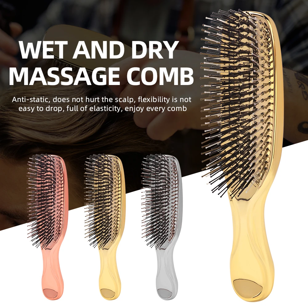 Massage-Comb-Fine-Air-Cushion-Comb-with-Electroplated-Crafted-Wet-And ...