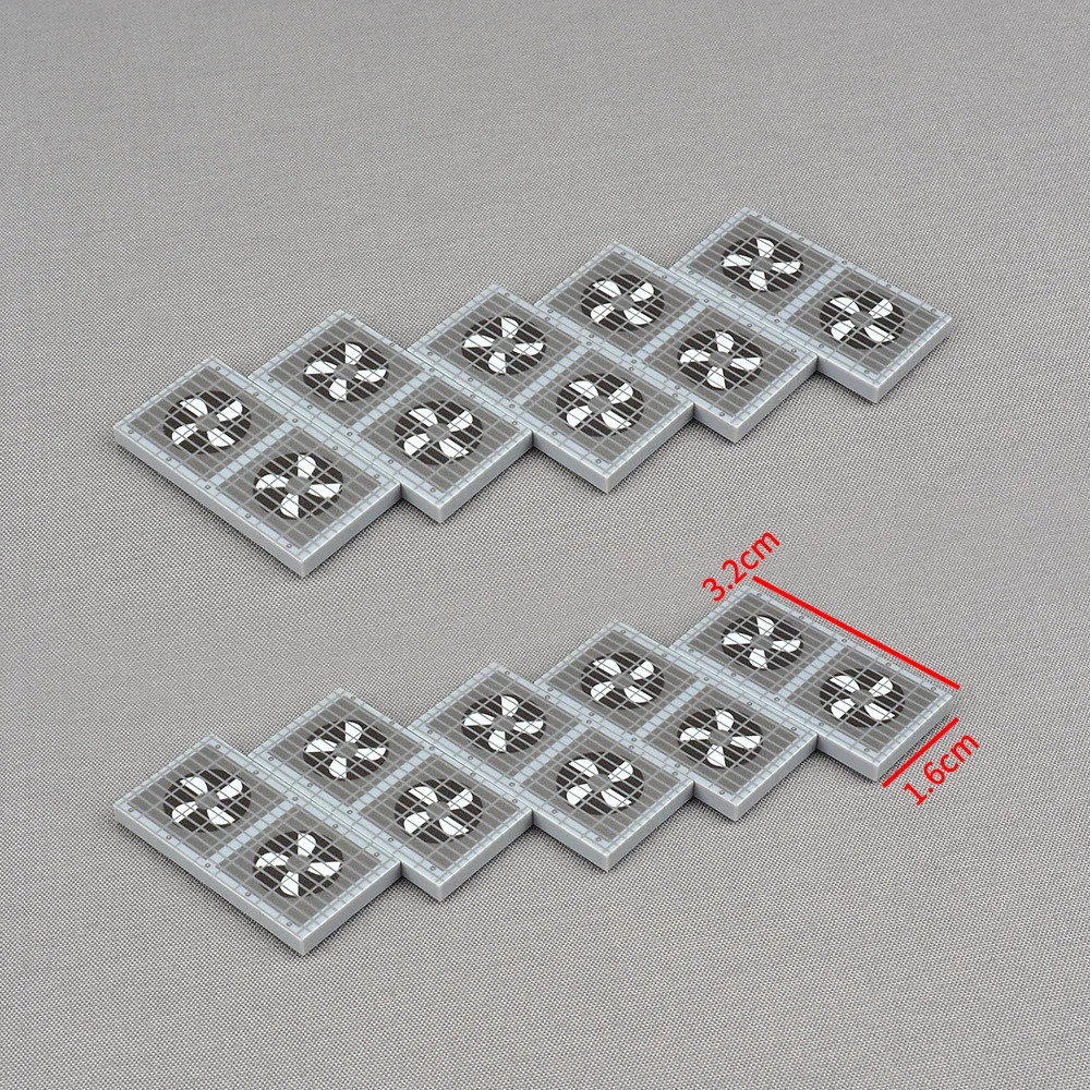 MOC 10PCS 87079 Printed Iron Wire Exhaust Dual Fan Board Pattern ...