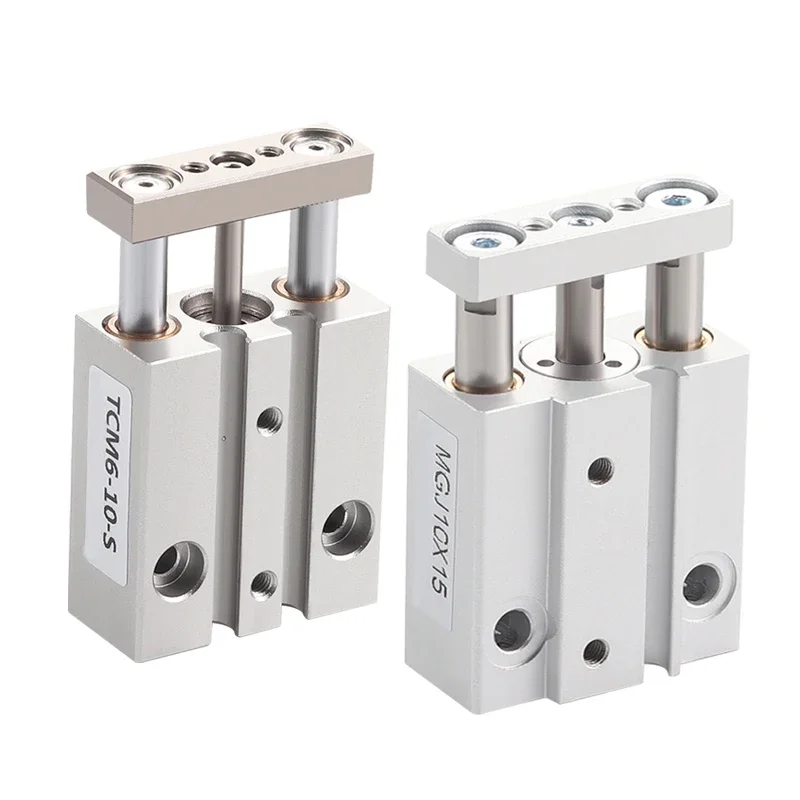 MGJ TCM Series Miniature Guide Rod Cylinder MGJ6-5 MGJ6-10 MGJ6-15 ...