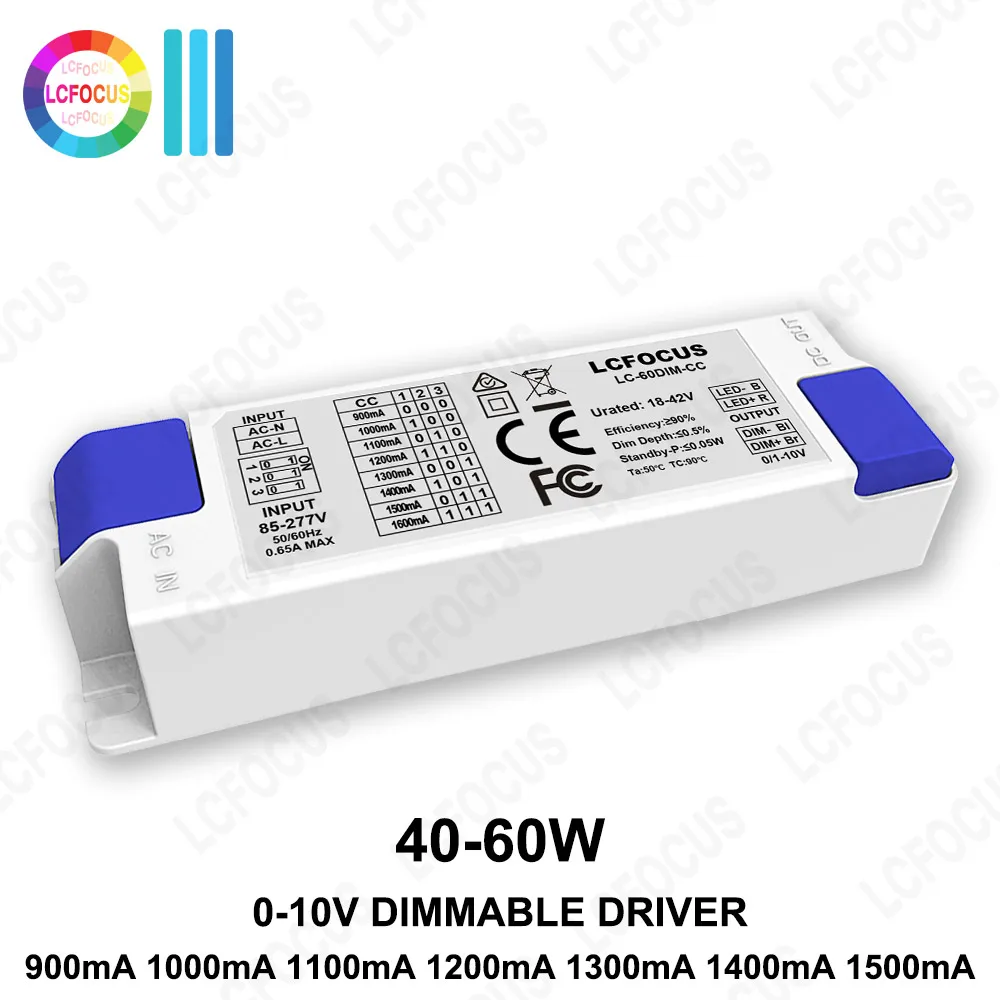Dimmable LED Driver 900mA 1000mA 1100mA 1200mA 1300mA 1400mA 1500mA 18 ...
