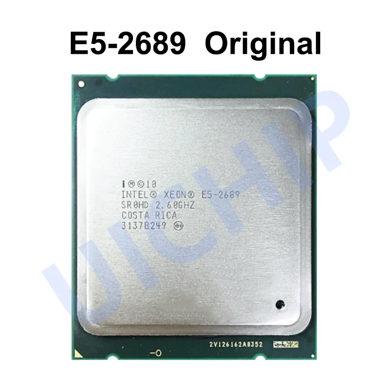 Xeon E5 2689 CPU E5-2689 LGA 2011 2.6GHz 8 Core 16 Threads CPU Processor