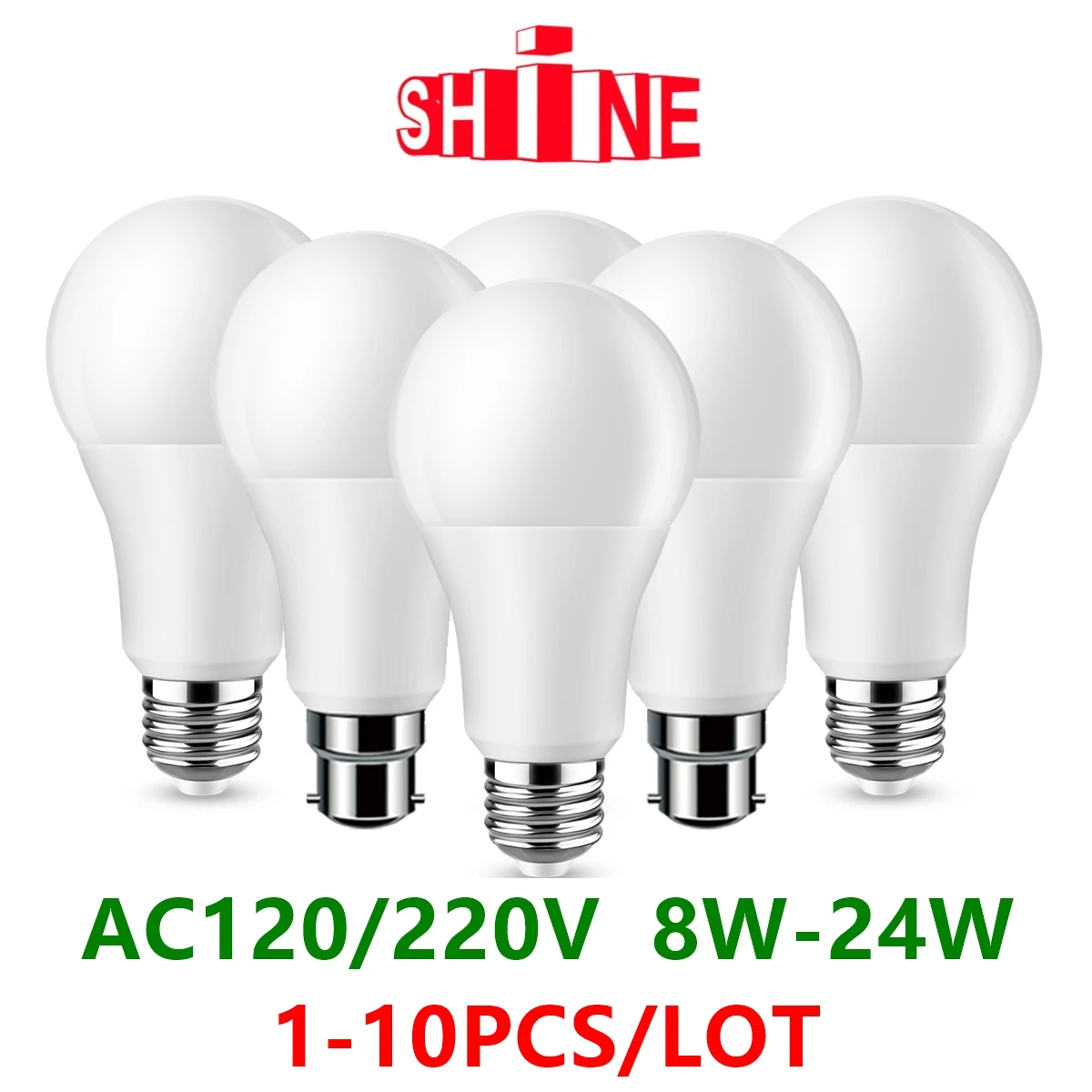 L-mpadas-LED-para-Casa-Luz-de-Poder-Real-Branco-Quente-Frio-E27-B22 ...