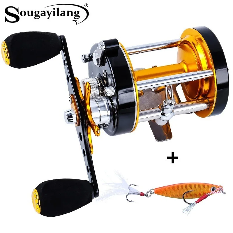 Sougayilang-6-1BB-Trolling-Fishing-Reel-4000-6000-Size-Baitcasting-Reel-for-Saltwater-Sea ...