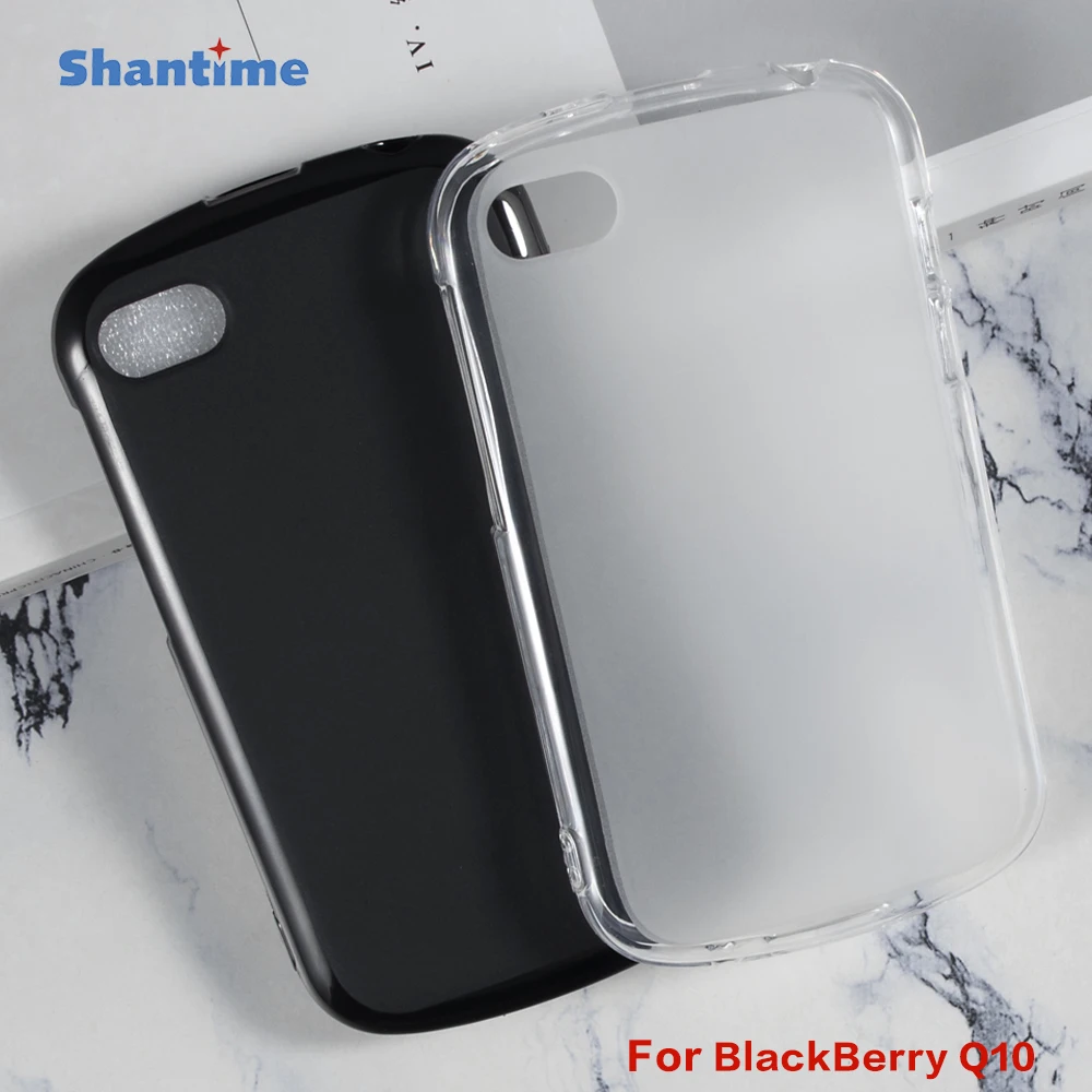 Case-for-BlackBerry-Q10-TPU-Shockproof-Rubber-Cover-Protective-Bumper ...