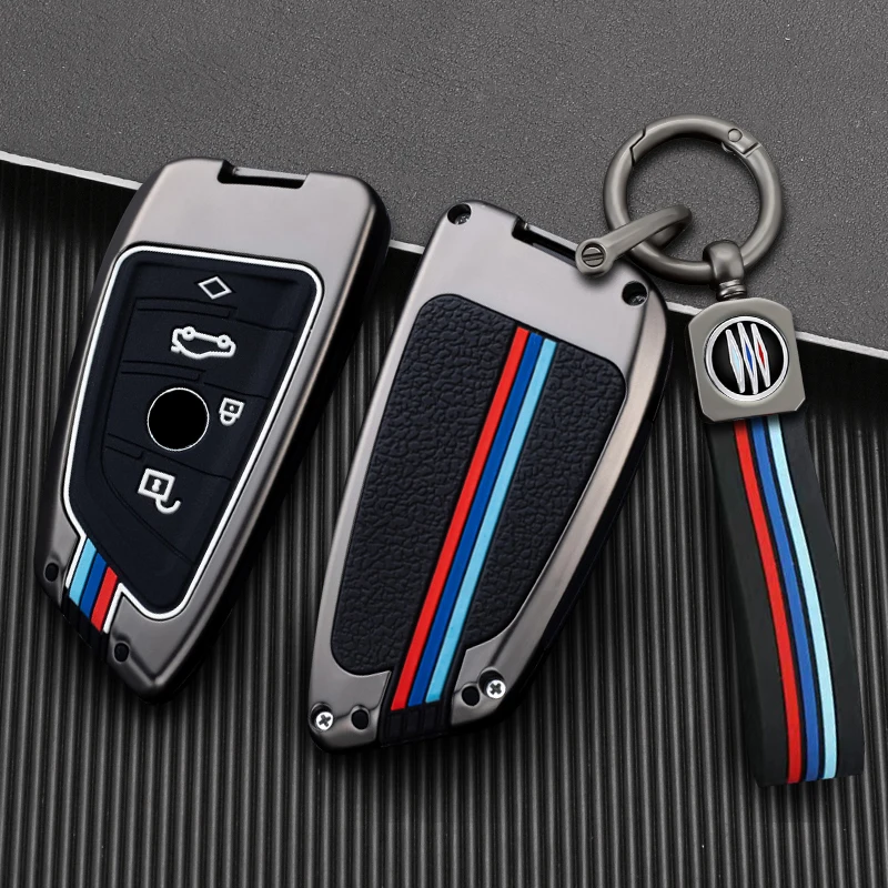 Zinc Alloy Car Remote Key Case Cover Shell Fob For Bmw G20 G30 G11 G01 ...