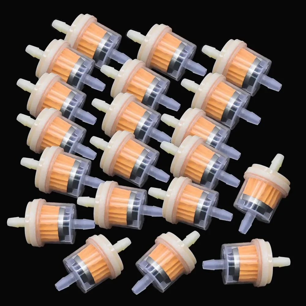 10pcs Professional Universal Gasoline Gas Fuel Gasoline Oil Filter for ...