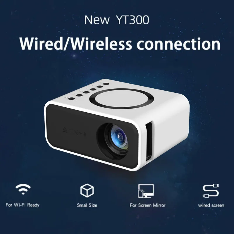 Mini-projetor-LED-port-til-mem-ria-de-ultra-alta-defini-o-cinema-ao-ar ...