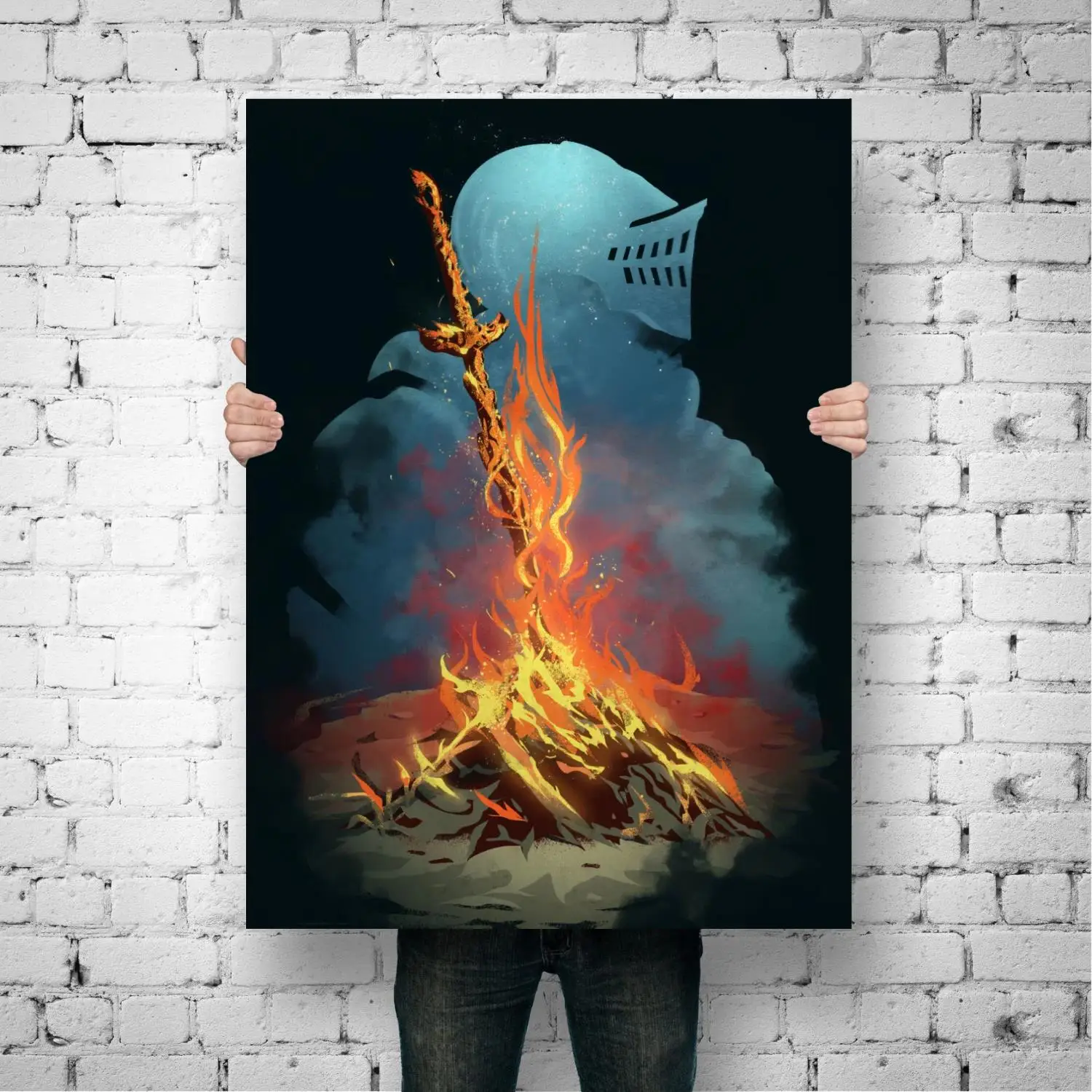 Dark Souls Bonfire Art