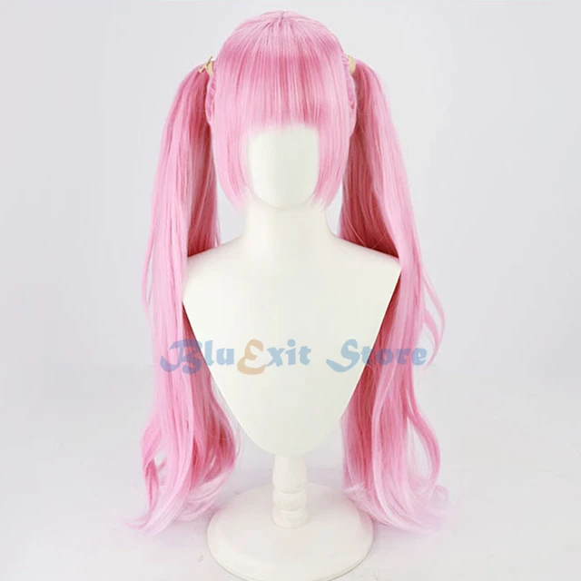 Long Pink Cosplay Wig