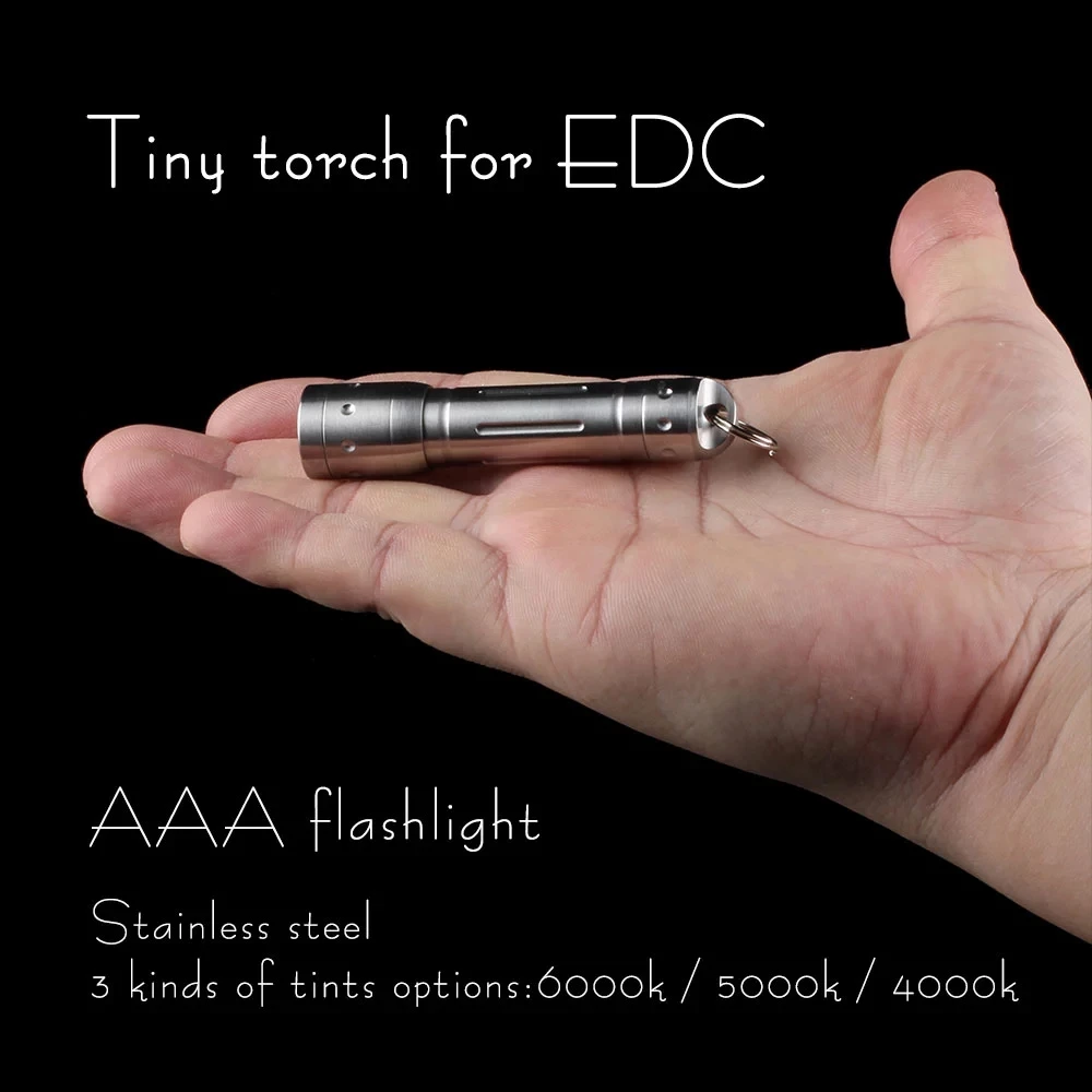 Convoy AAA Flashlight with XPE2 Led EDC Torch Flash Light Mini Linterna ...