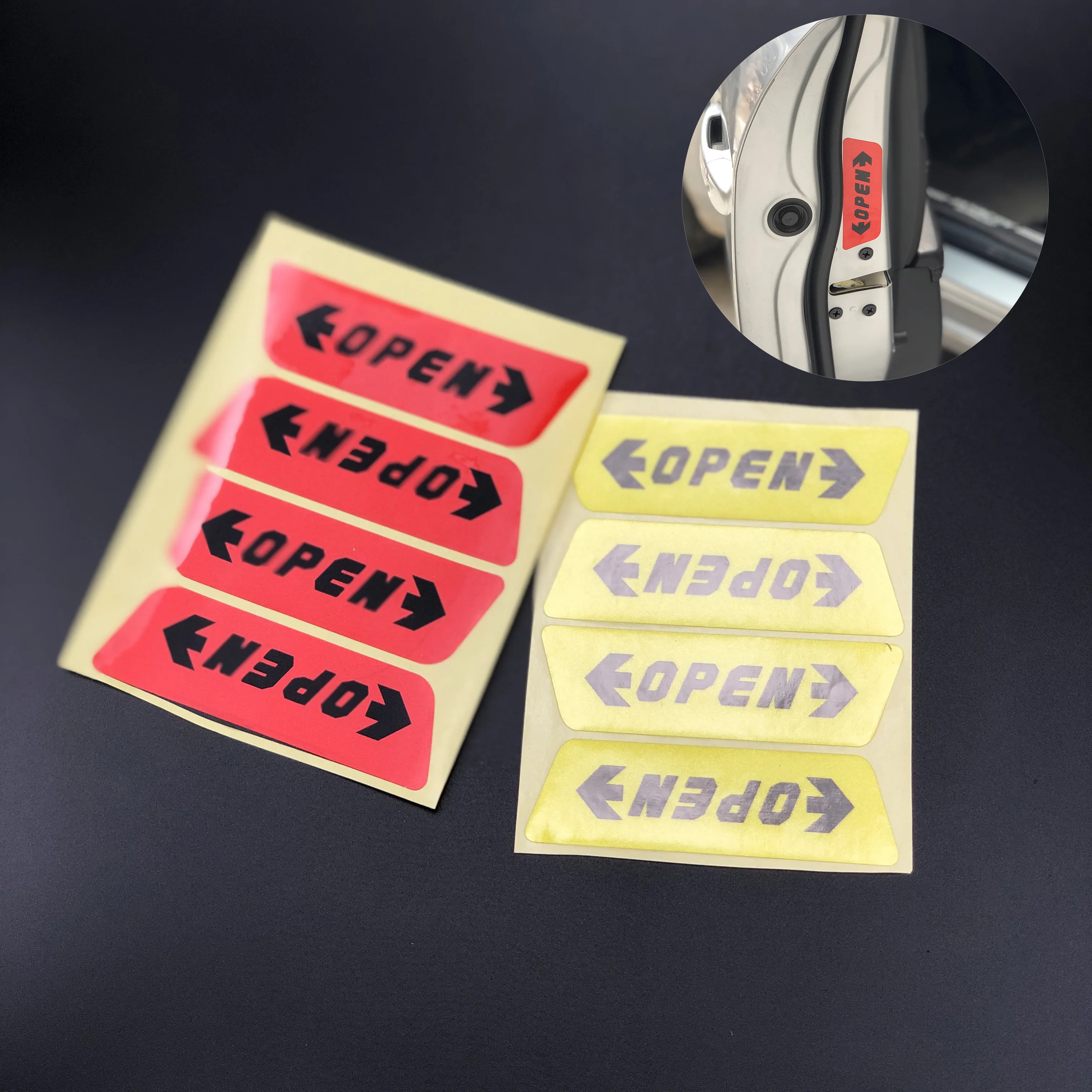 Car Door Anti Collision Warning Sticker For Chrysler 200 300C Aspen ...