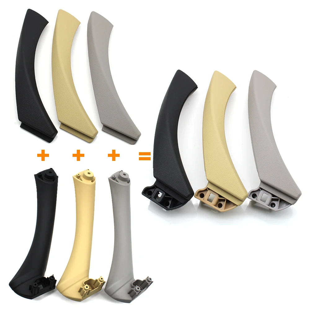 Upgraded Interior Door Pull Handle With Cover Trim Replacement For BMW ...