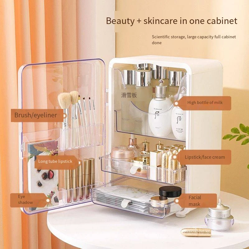 Makeup-Organizer-Cosmetic-Storage-Box-Large-Capacity-Desktop-Portable ...
