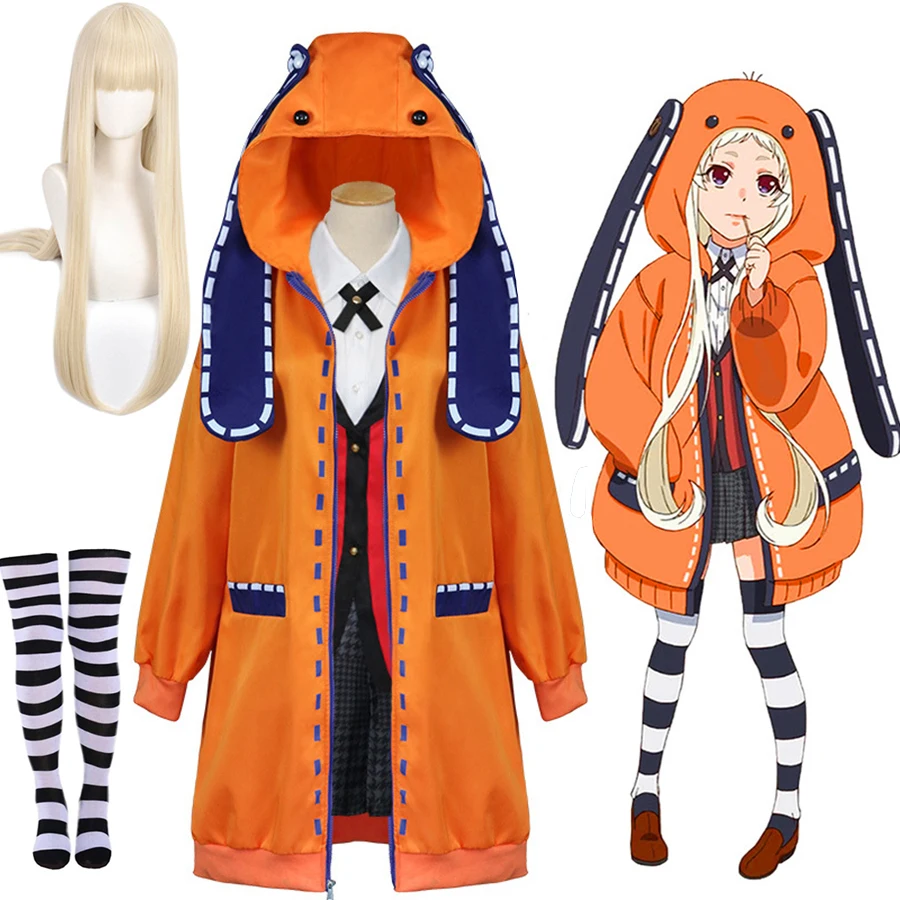 Anime-Kakegurui-Yomoduki-Runa-Jacket-Hoodie-Coat-Yumeko-Jabami-Cosplay ...