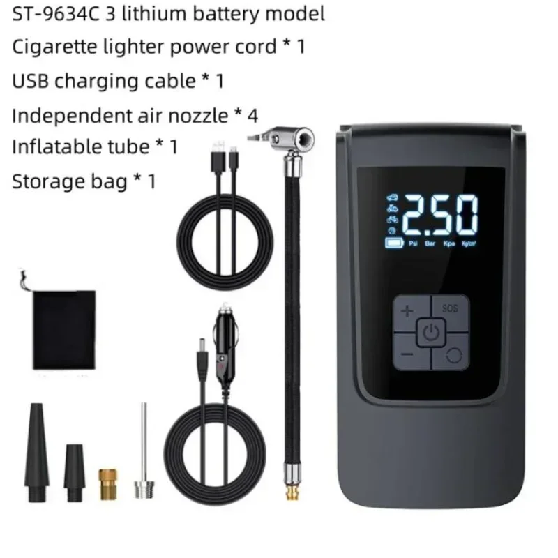 Bomba-el-trica-port-til-do-compressor-do-ar-para-o-carro-Inflator-do ...