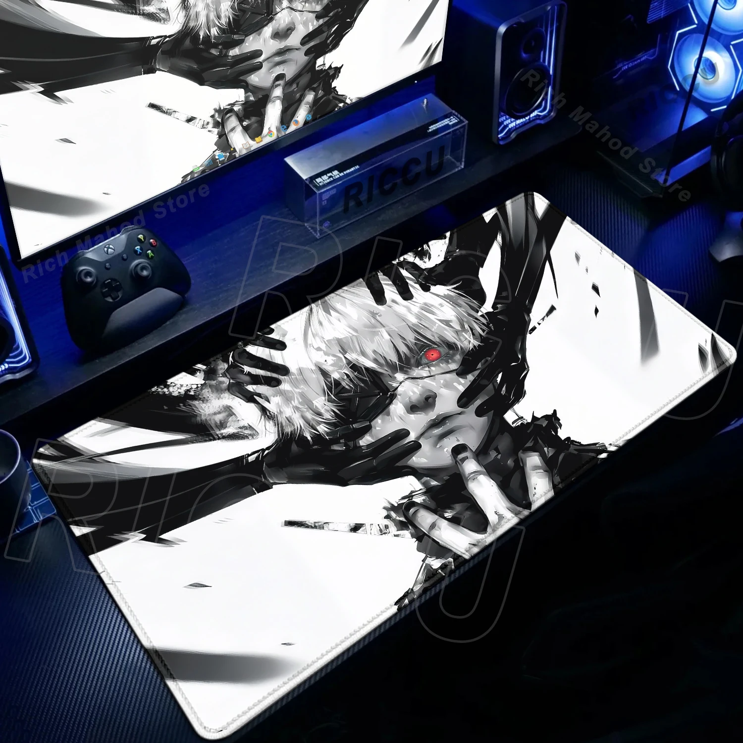 Anime Tokyo Ghoul Mousepad Kaneki Ken HD Printing Computer Gamer ...