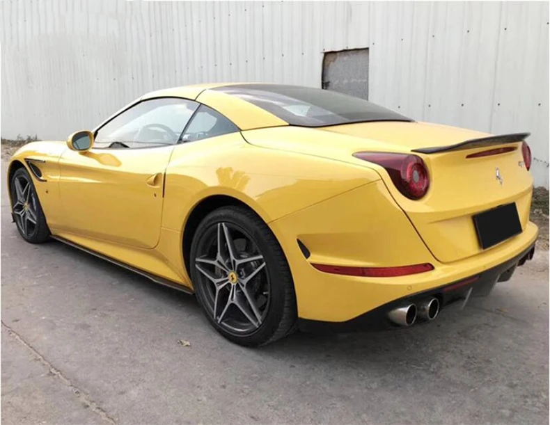 For Ferrari California T 2015-No REAL Carbon Fiber Front Lip Splitters ...
