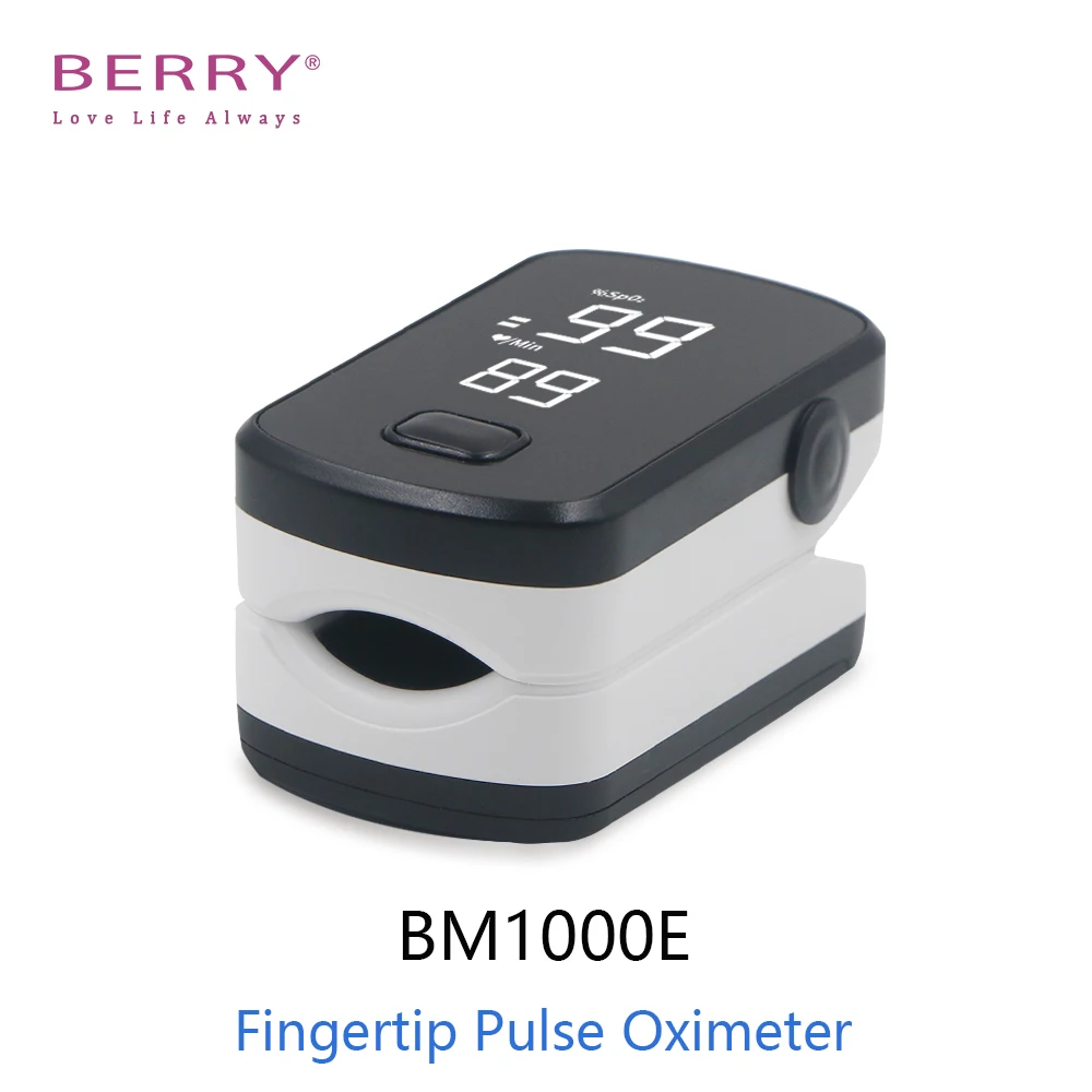 BERRY-BM1000E-Medical-Portable-Finger-Pulse-Oximeter-Blood-Oxygen-SpO2 ...