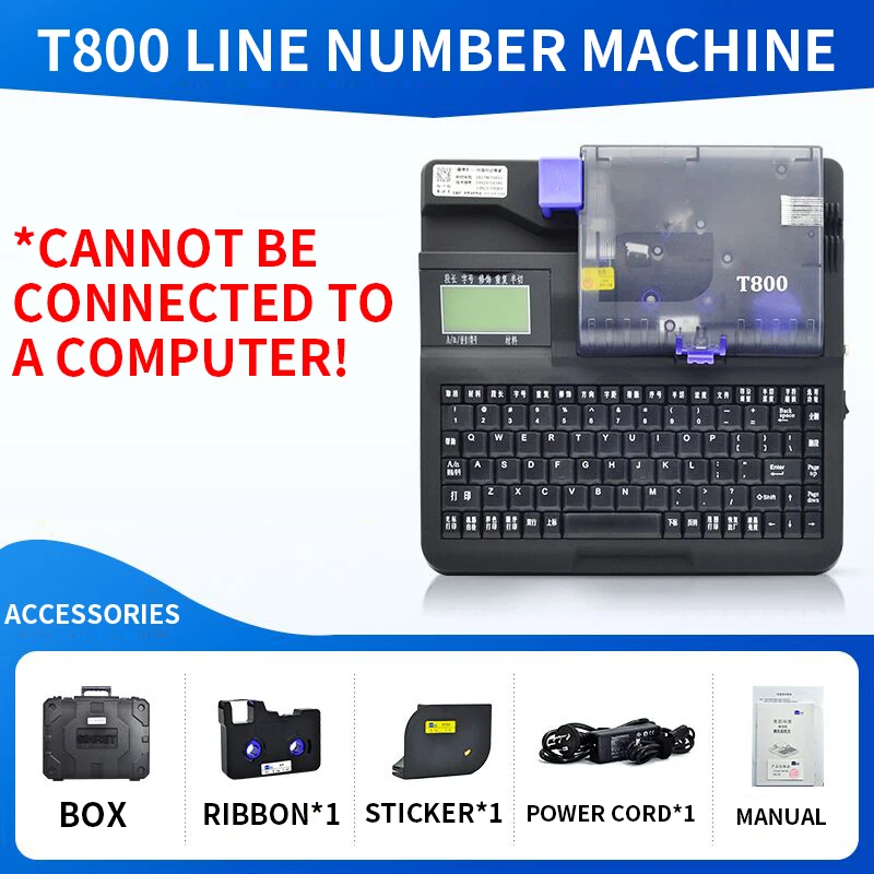 Line number machine line number tube printer T800/T900 heat shrink tube ...
