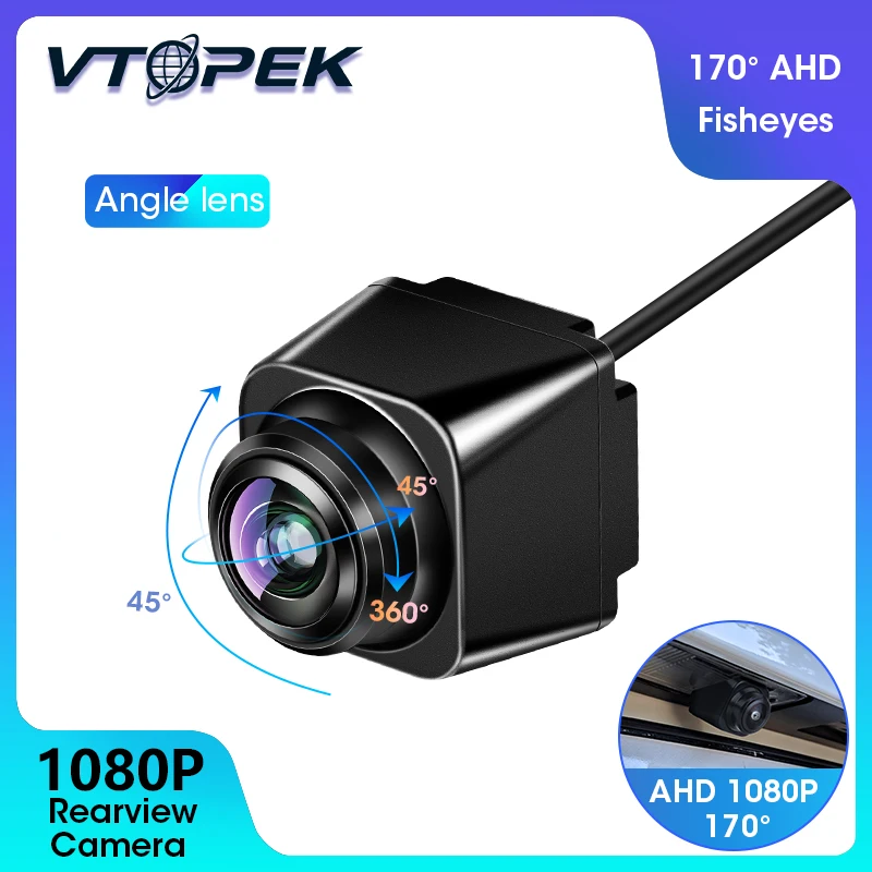 Vtopek-1080P-AHD-170-Reverse-Camera-Fisheye-Lens-Car-Vehicle-HD ...