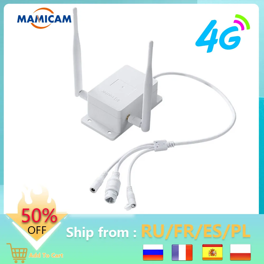 Ip66 Waterproof Unlocked 3g 4g Sim Card Router With 3 5dbi Antennas ...