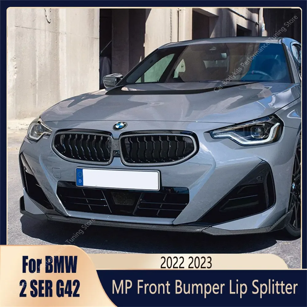 For-Bmw-G42-M-Performance-Style-Front-Bumper-Splitter-Lip-Spoiler ...