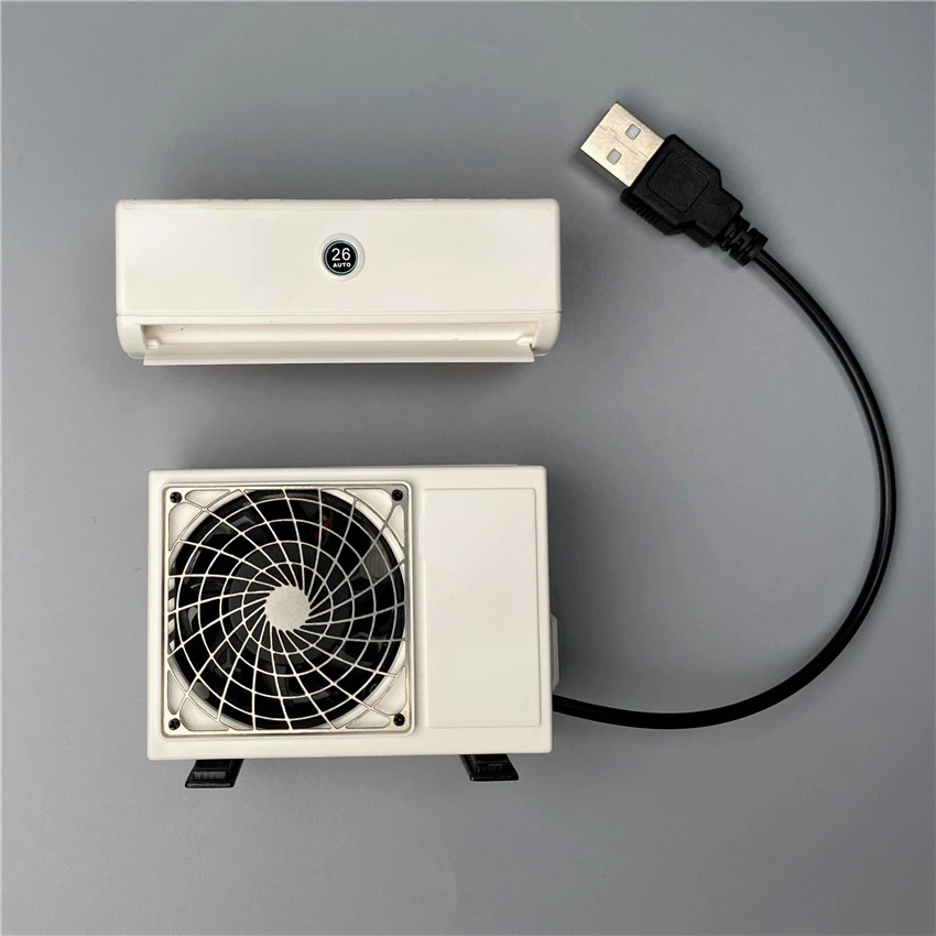 1-14-Scale-Air-Conditioner-Model-Machine-Miniature-Model-Outdoor-Unit ...