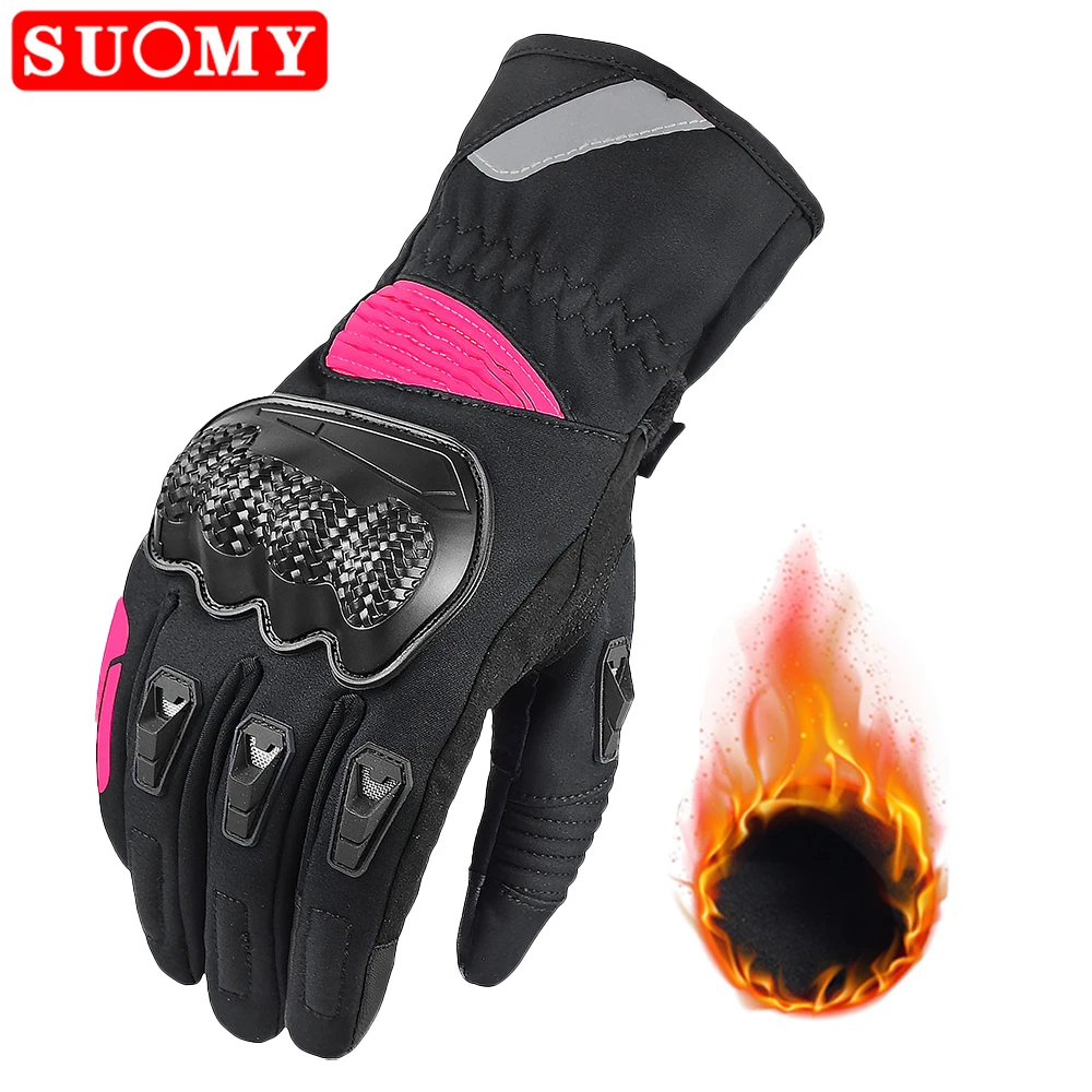 SUOMY-Winter-Motorcycle-Gloves-Waterproof-Guantes-Moto-Women-Lady-New ...
