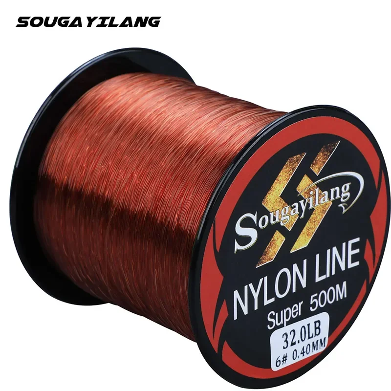 Sougayilang-500M-Monofilament-Line-11-36-3LB-Super-Strong-Nylon-Fishing-Lines-Carp-Fishing-Line ...