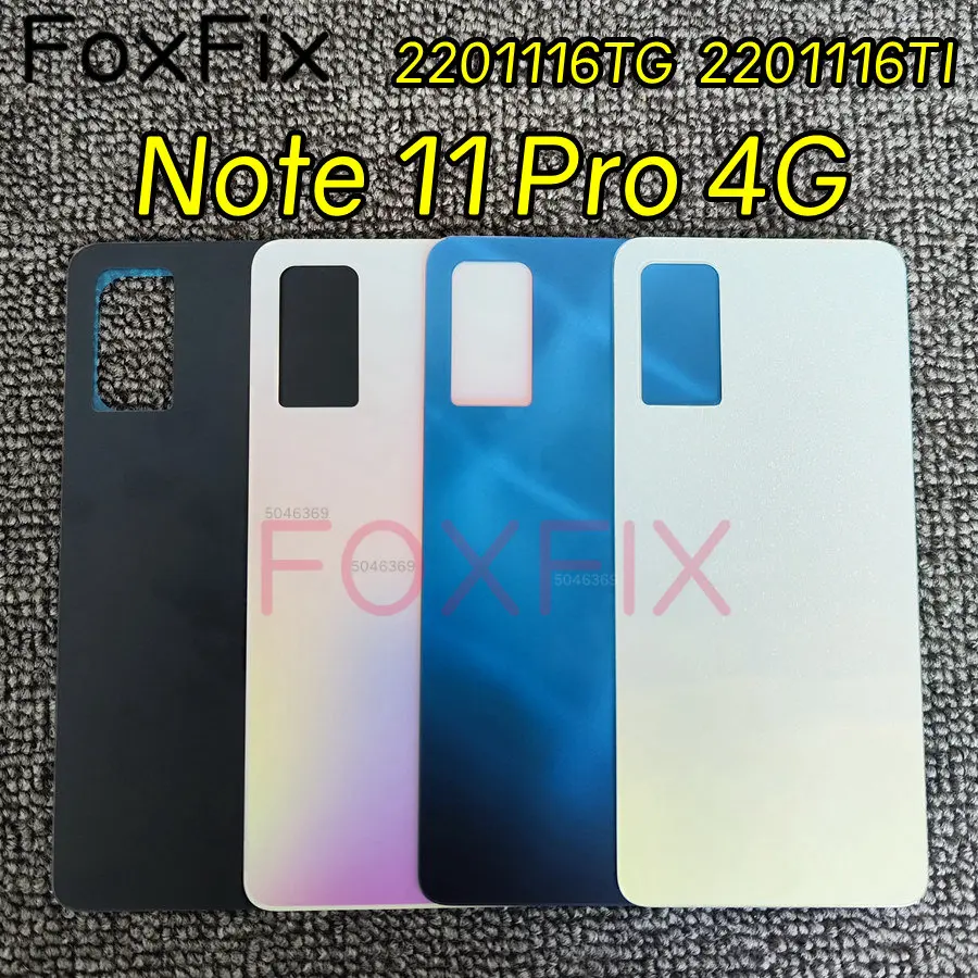Glass-Back-Cover-For-Xiaomi-Redmi-Note-11-Pro-Battery-Cover-Rear ...