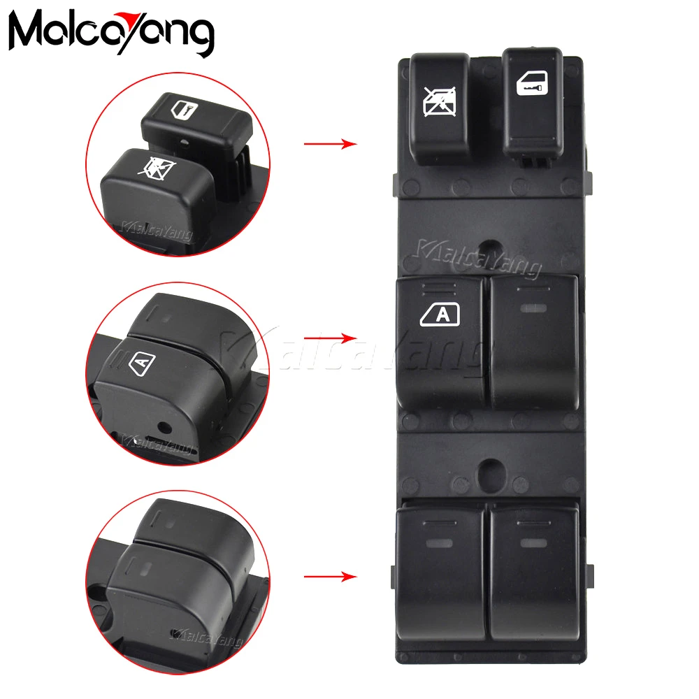 Electric-Power-Window-Master-Lifter-Switch-Button-For-Nissan-Teana-J32 ...
