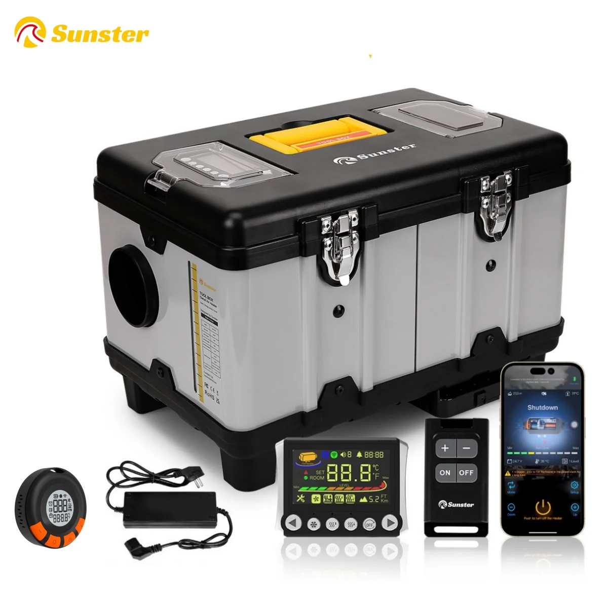 Sunster-TB10PRO-Diesel-Lufterhitzer-12-V-24-V-110-240-V-8-kW ...