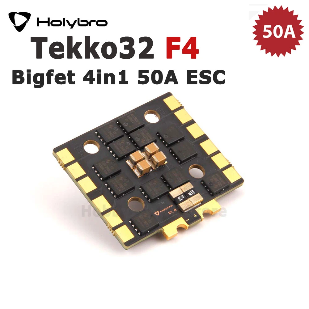 HolyBro Tekko32 F4 BigFET 4in1 50A Brushless ESC 96K BLHELI32 4 6S ...