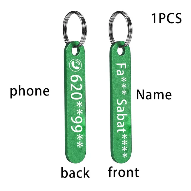Fashion Custom Keychain Personalized Keychain Name Phone Number ...