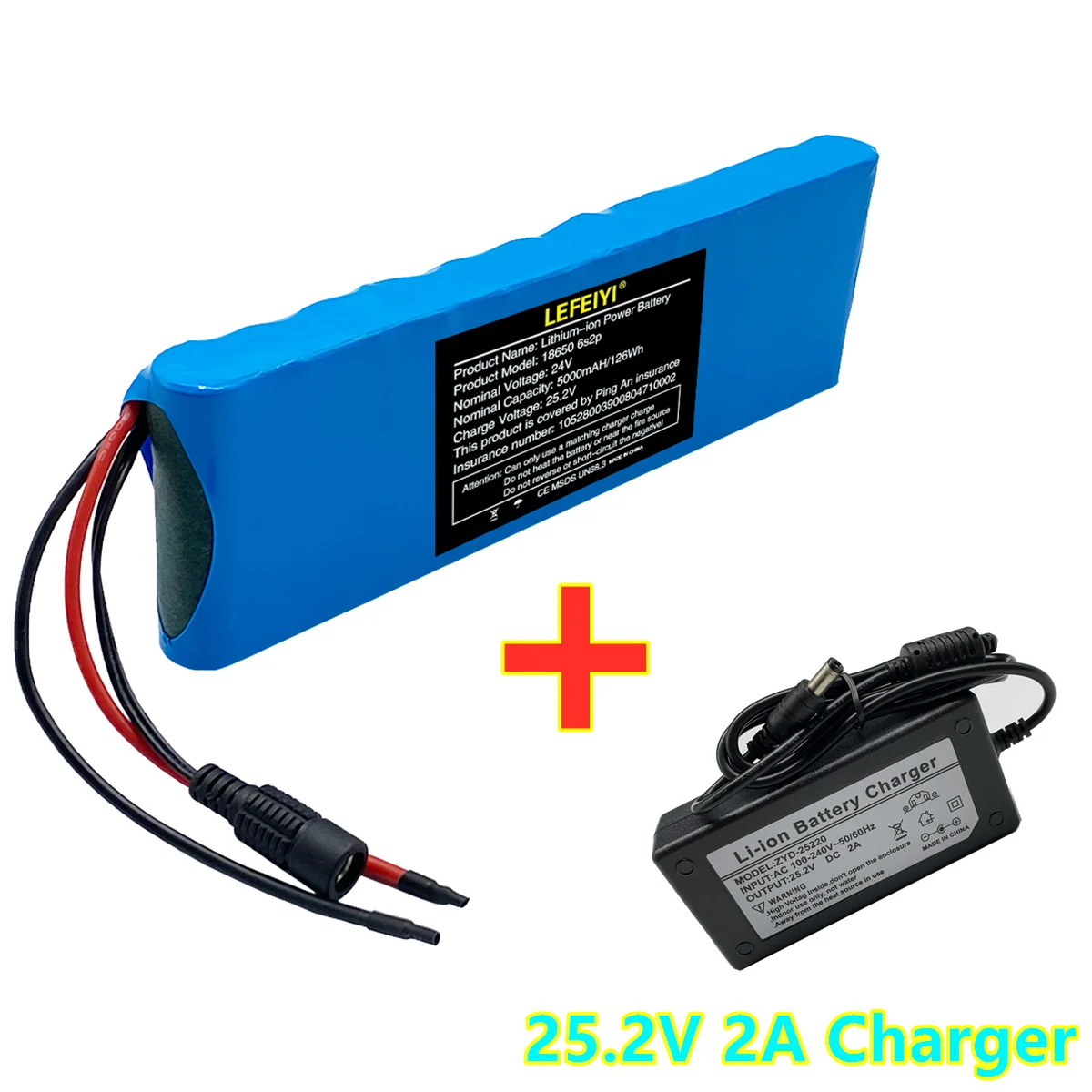 6S2P-25-2V-5-0AH-18650-Rechargeable-Lithium-Battery-Pack-24V-5000mAH ...