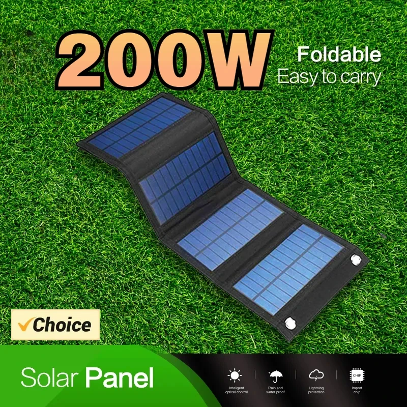 USB-Foldable-Portable-5V-Solar-Panel-Mobile-Phone-Charger-Power-Supply ...