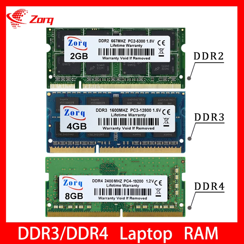 Ddr2 Ddr3l Ddr4 2gb 8gb 4gb 16gb Laptop Ram 1333 1600 2400 2666 3200 ...
