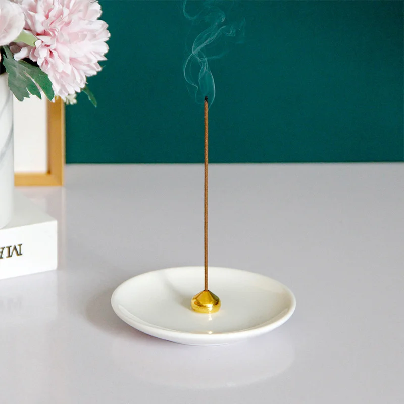 Simple-Modern-Incense-Burner-White-Ceramic-Incense-Sticks-Holders ...